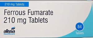 Ferrous Fumarate 210mg Iron Tablets | Live Well Nationwide