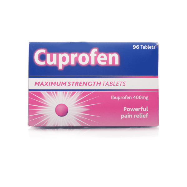 Cuprofen Maximum Strength 400mg tablets - Pack of 48 | Live Well Nationwide