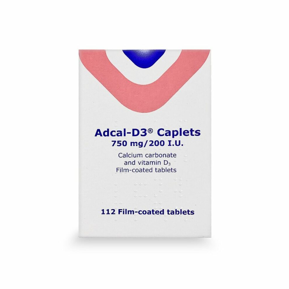 Adcal D3 750mg/200 I.U - 112 Caplets - Calcium Carbonate & Vitamin D3 ...